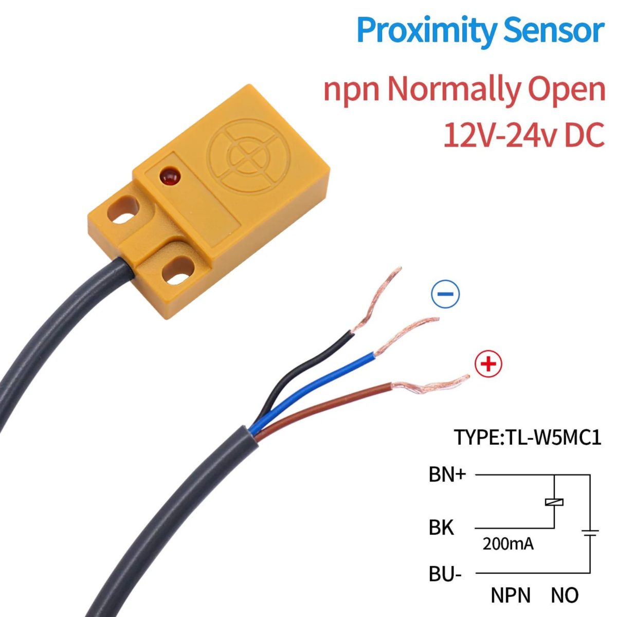 Proximity switch 3 wire TL-W5MC1 5mm Detecting Inductive Proximity ...